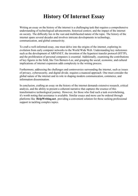 Computer History Essay.pdf | Computing | Technology & Computing