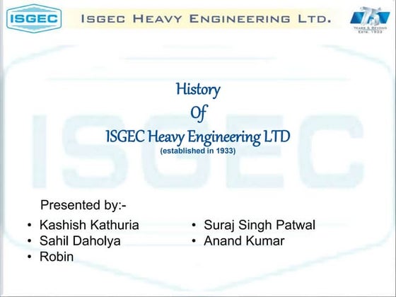 Isgec | PDF
