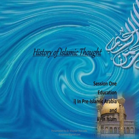 History of Islamic Thought I.pptx