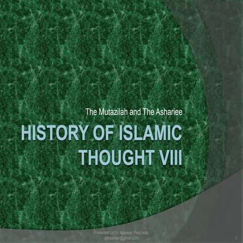 History of Islamic Thought VIII.pptx