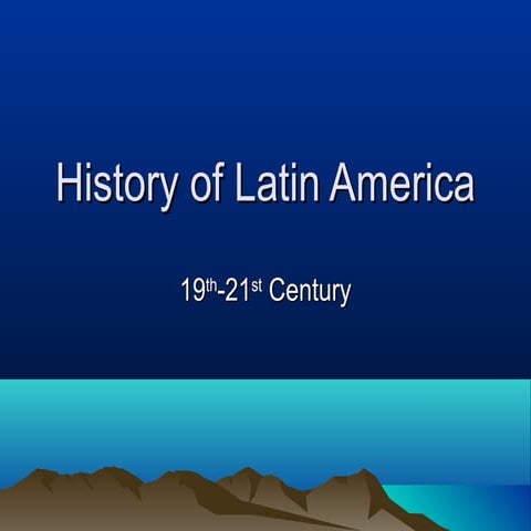 History of latin america | PPT