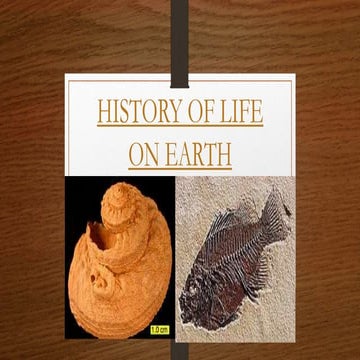 History of life on earth power point presantation | PPTX