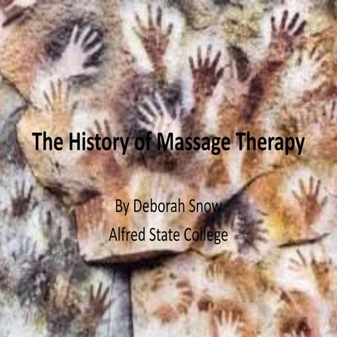 Massage history | PDF