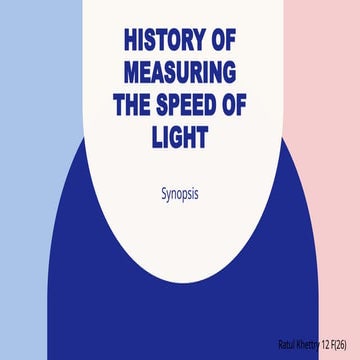 History of measuring the Speed of Light.pptx