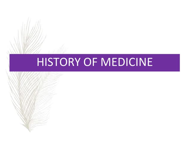 History of medicine of ancient india | PPTX
