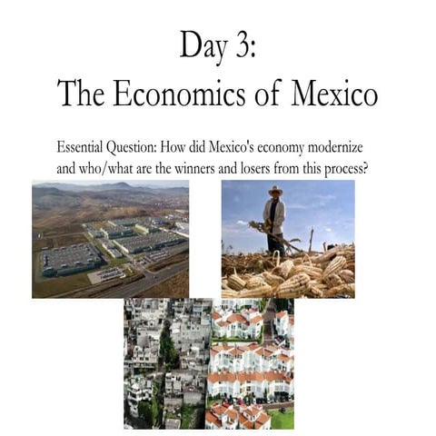 History of Mexico Lecture 3 - Modern Mexico | PPT