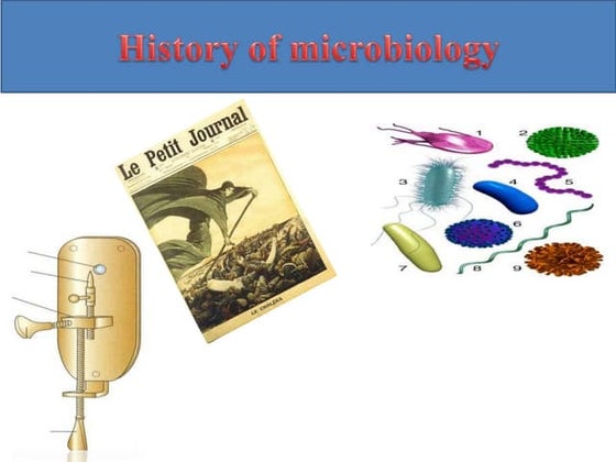 Introduction, history and scope of microbiology | PPT
