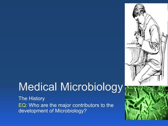 History of Microbiology - General microbiology.pdf | Science