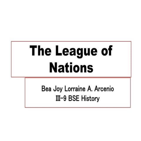 IGCSE EXAM PRACTICE - LEAGUE OF NATIONS - QUESTIONS AND ANSWERS | PPTX