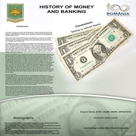 History of money and banking | PPTX