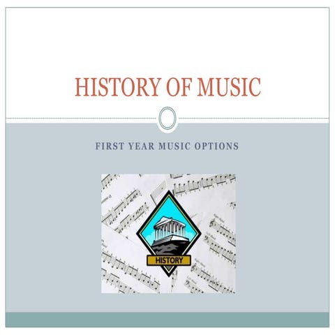 History of music | PPTX