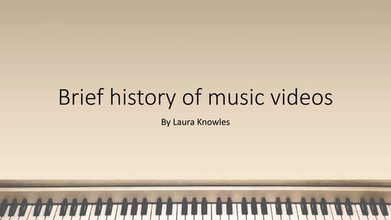 Research into the music video industry | PPT