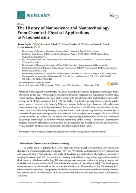 An Introduction To Nanoscience Nanotechnology | PDF