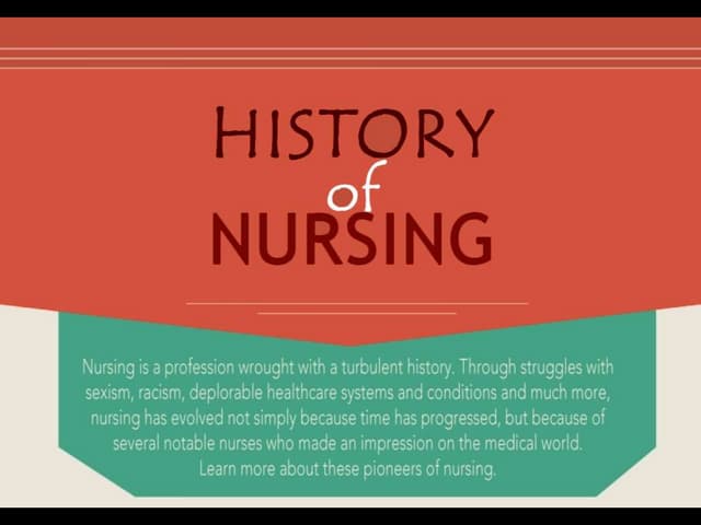 evolution in nursing | PPTX