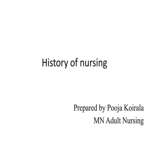 Comprehensive History of Nursing Development in Malawi | PPTX