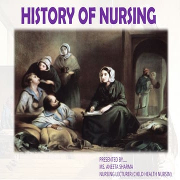 HISTORY OF NURSING. pptx | PPTX
