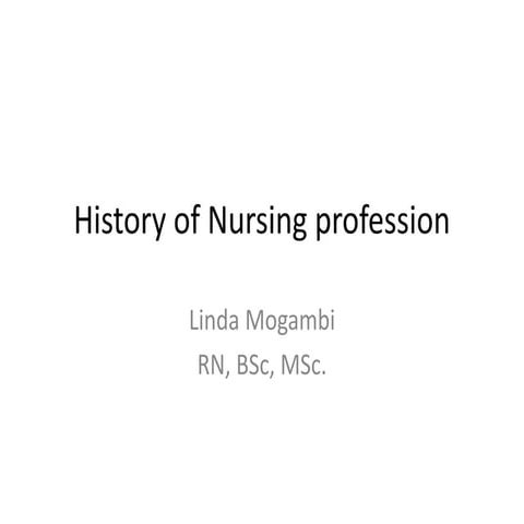 History of Nursing - Midieval Era | PPT