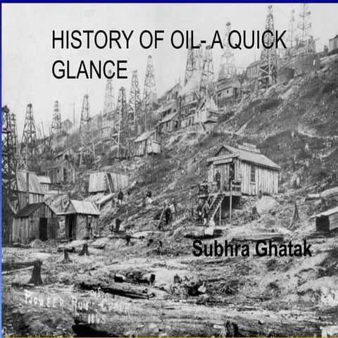 History Of Oil | PPTX