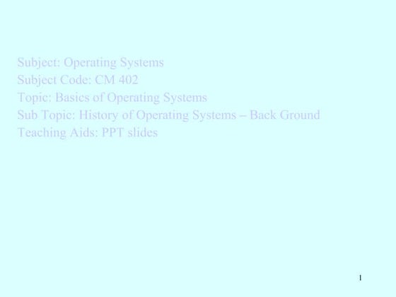 Silberschatz / OS Concepts | PPT