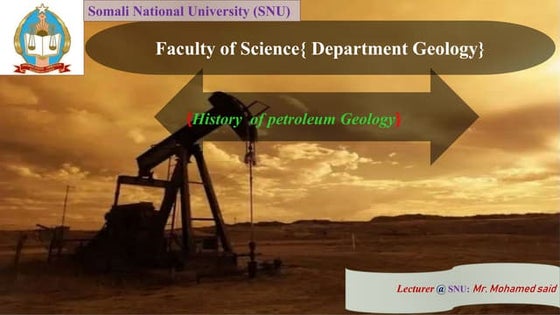 Petroleum Geology and System Analysis Lecture | PPT