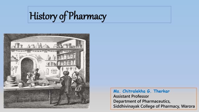 History Of Profession Of Pharmacy In India.pptx