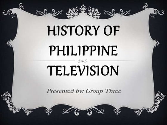 History of Radio and TV in the Philippines | PPT