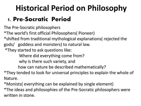 Ancient Greek Philosophy | PPT