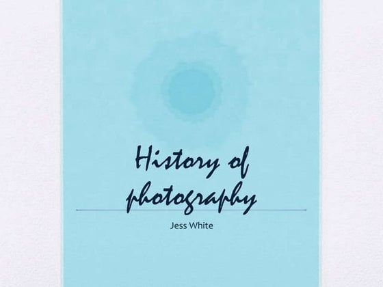 History of photography 20th century to 21st | DOC