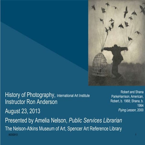 History of photography slideshare version | PPTX