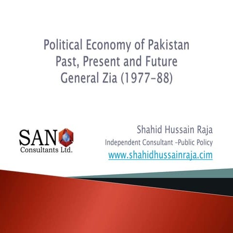 Political Economy of Pakistan: Past,Present and Future | PPT