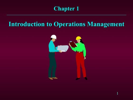 Historical evolution of operations management | PPT