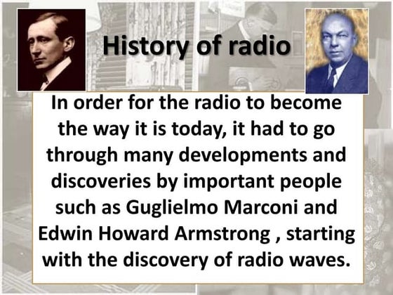 History of radio | PPTX