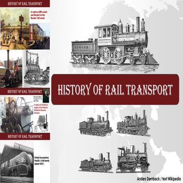 History of Railtransport | PDF