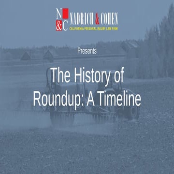 The History of Roundup: A Timeline | PDF
