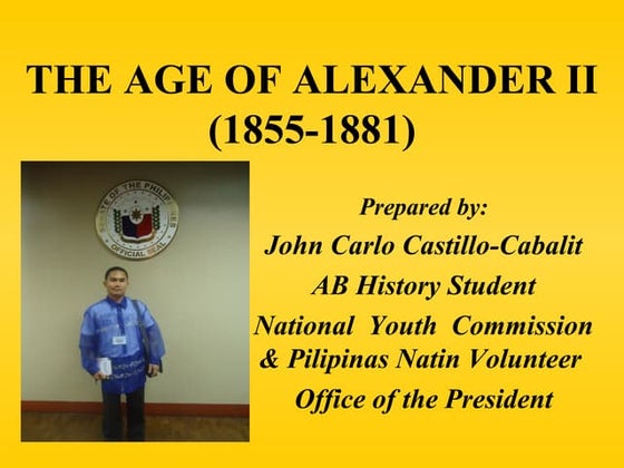 Revision Russian Tsars Alexander II and III, Nicholas II | PPT