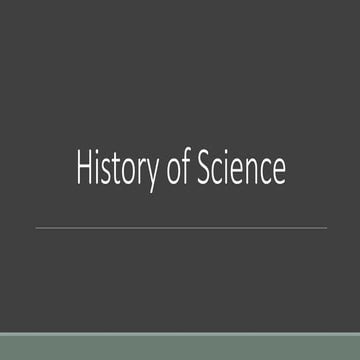 History of science | PPTX
