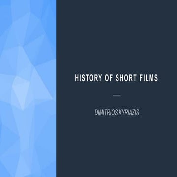 History of short films | PPTX
