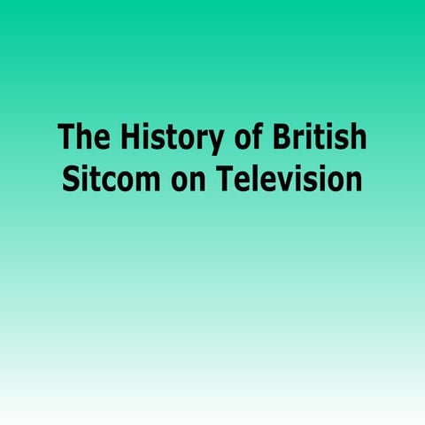 History of sitcom | PPT