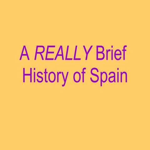 History of spain-1 | PPT