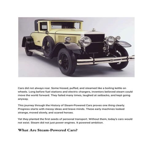 History of Steam-Powered Cars That Changed Transport Forever.pdf