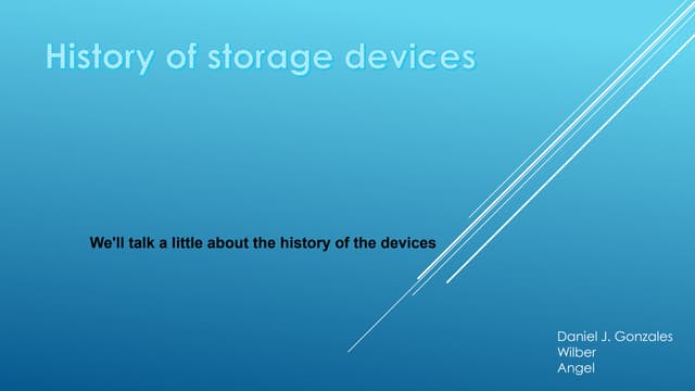 The Evolution of Data Storage (Infographic) | PDF | Data Storage and ...