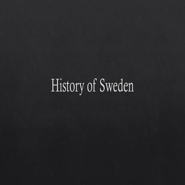History of Sweden | PDF
