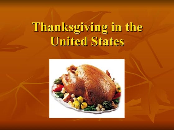 Thanksgiving presentation | PDF
