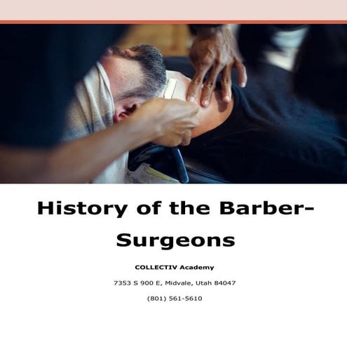 History of the Barber-Surgeons | PDF