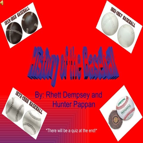 History of the baseball | PPS
