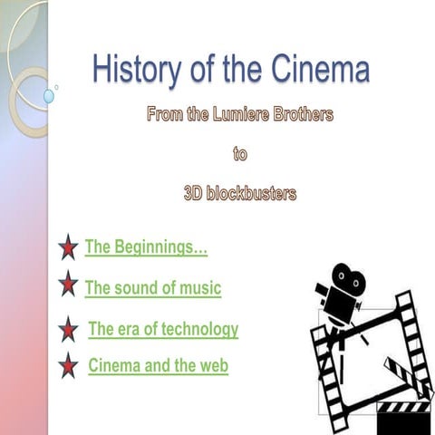 History of the cinema 1 | PPTX