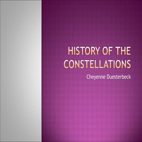 History of the constellations | PPT