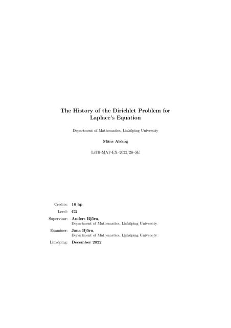 Poisson’s and Laplace’s Equation | PPTX | Physics | Science