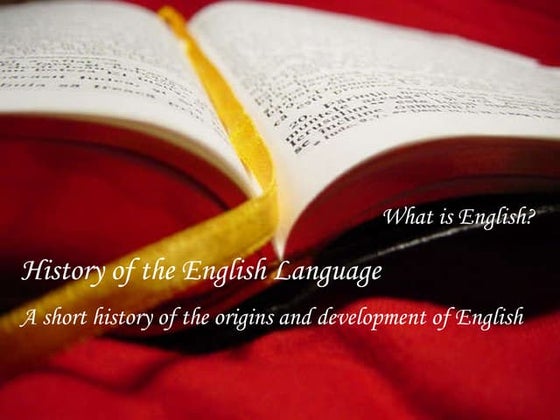 The History of the English Language | PPTX