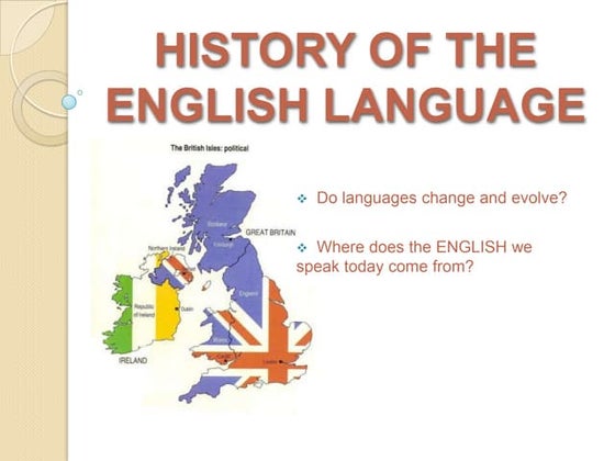 The History of the English Language | PPTX